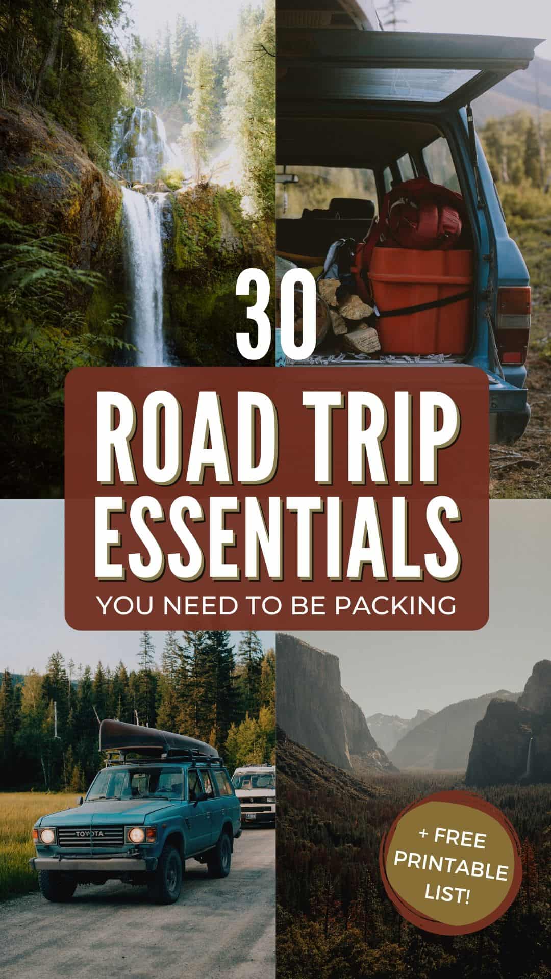30 Absolute Crucial Road Trip Essentials You Need To Be Packing - The ...