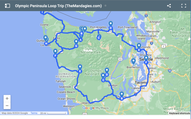 How To Plan An Olympic Peninsula Road Trip Route - The Mandagies
