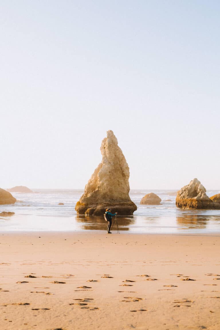 9 Stunning Sea Stacks At Face Rock State Scenic Viewpoint - The Mandagies