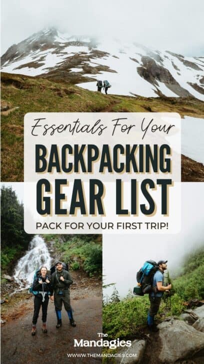 The Complete Guide To Your Beginner Backpacking Gear List The Mandagies