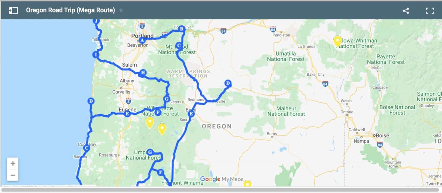 The Complete Oregon Road Trip Itinerary (+ 4 Itineraries from 5 Days to ...