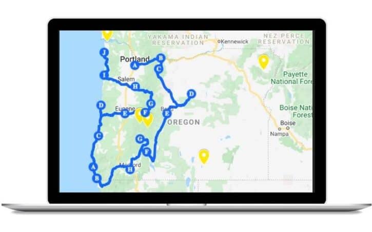The Complete Oregon Road Trip Itinerary (50 Stops & 4 Unique Routes ...