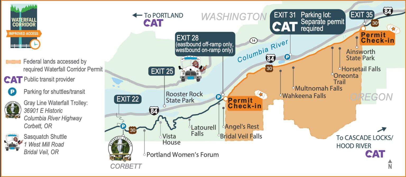 The 25 Most Incredible Columbia River Gorge Waterfalls - The Mandagies